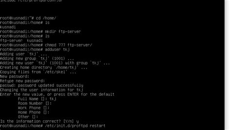 Cara Instalasi Dan Konfigurasi FTP Server Pada Debian 10 Buster