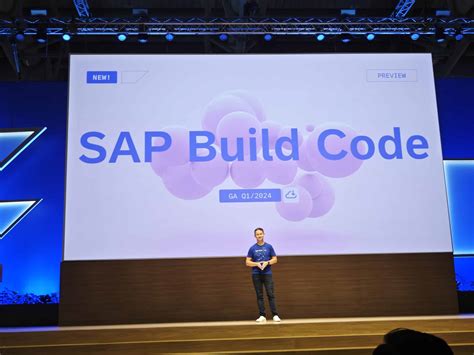 SAP Brings Generative AI To Developers With Build Code Techzine Global