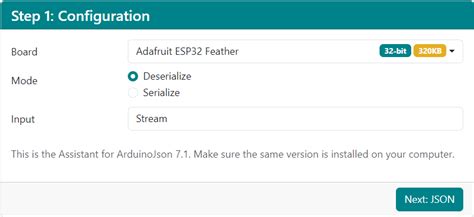 Serialization Tutorial ArduinoJson 7