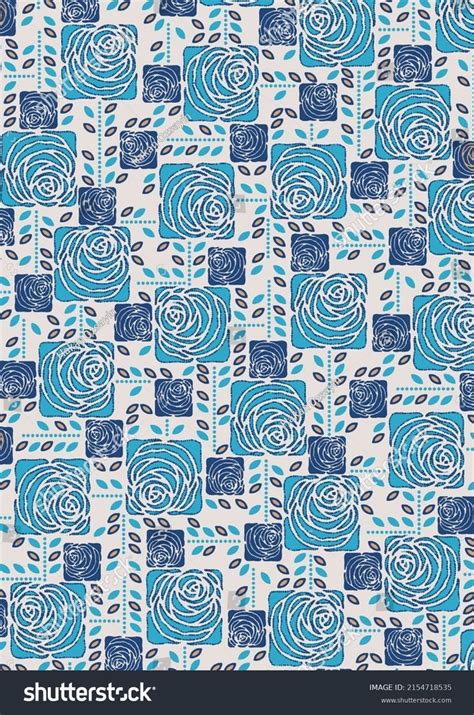 Fabric Patterns Design Print Patterns Pattern Designs Indigo Fashion Background Flower Art