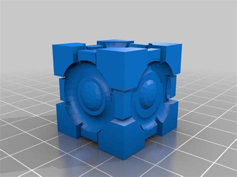 Free 3d File Companion Cube・3d Printer Model To Download・cults
