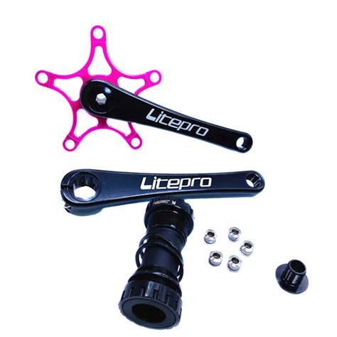 Litepro Folding Bike Integrated Hollow Crankset Aluminum Alloy 412 For Litepro Official Store