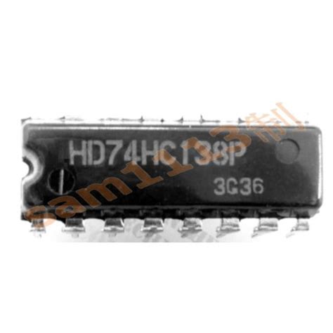 113邏輯閘 Hd74hc138p Dip 14 Renesas 3至8線解碼器解復用 Cd 74hc138 5個 蝦皮購物