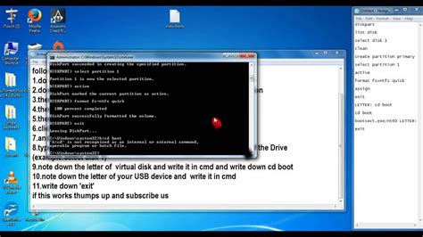 How To Make A Windows 7 Ultimate 32 Bit Bootable Usb Device Using Cmd