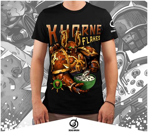 Футболка Warhammer 40к Khorne Flakes - купить футболку в интернет-магазине