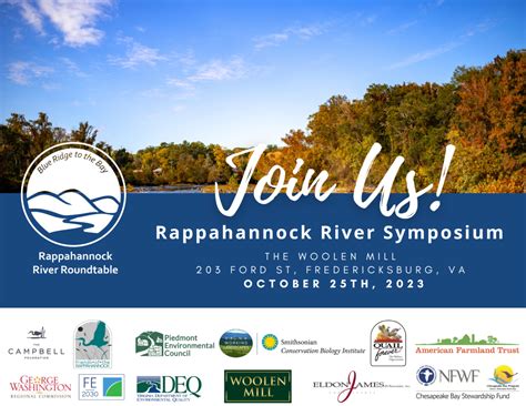 Rappahannock River Symposium Rappahannock River Roundtable