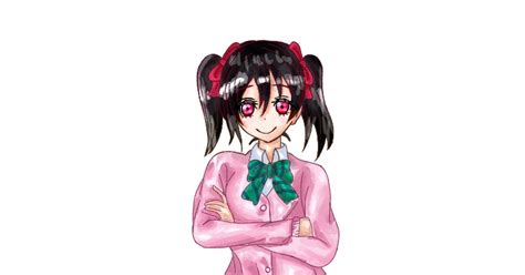 矢澤にこ 【100回チャレンジ】矢澤にこ2枚目 雪チョコケーキ のイラスト Pixiv