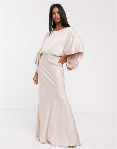 Asos Edition Robe Longue Style Kimono Avec Décolleté Au Dos Asos