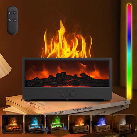 Campfire Flame Fire Diffuser 250ml Bonfire Mist Humidifier