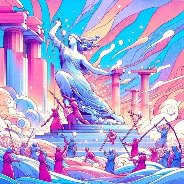 Explica por qué las antiguas civilizaciones construían estatuas monumentales para honrar a sus