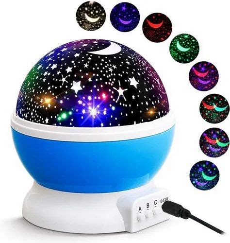 Star Master Rotating 360 Degree Moon Night Light Lamp At ₹ 175piece