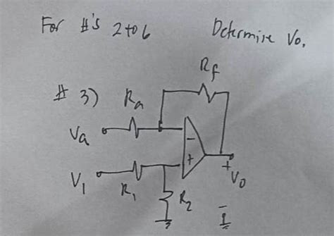 Solved Determine Vo Chegg