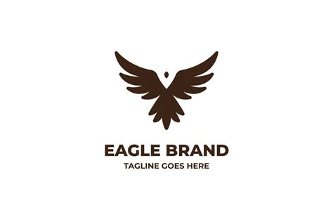 Eagle Silhouette Business Logo Template Graphic By Mightyfire