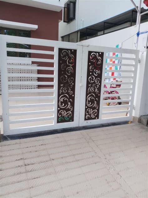 Cnc Curl Wave Gate Dxf Svg Design Makerbhawan