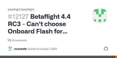 Betaflight 44 Rc3 Cant Choose Onboard Flash For Blackbox Logging