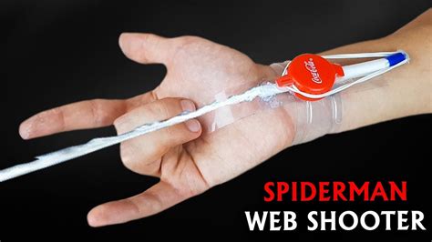 How To Make Spiderman Web Shooter Simple Easy Web Gun YouTube