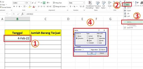 Cara Membuat Tanggal Berurutan Secara Otomatis Di Excel Neicy Tekno