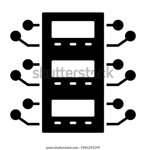 Modern Design Icon Data Server Rack Stock Vector Royalty Free 1985293199 Shutterstock