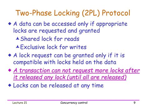 ppt concurrency control powerpoint presentation free download id