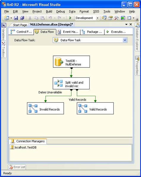 How To Add Null Defense For Dates In Ssis Packages