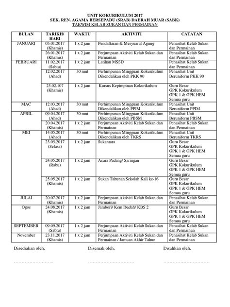 Takwim Sukan Dan Permainan Baharu Pdf