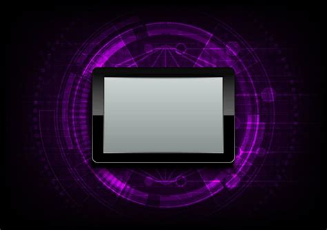 Vector Tablet Comnputer Abstract Network Technology Background 35112825