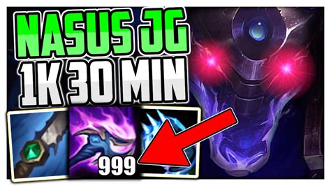 1000 Q Stacks 30 Min Nasus Jungle New Op Build Runes How To Play