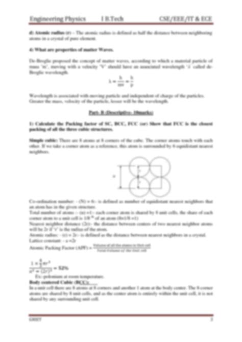 SOLUTION Engineering Physics Notes Studypool