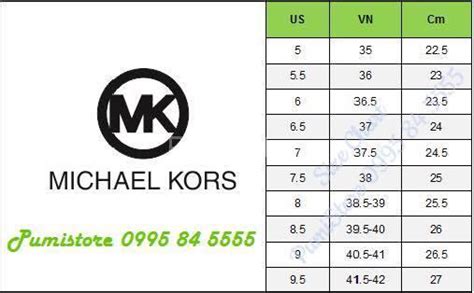 Michael Kors Shoe Size Chart Women