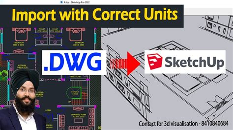 How To Import CAD FILES To Sketchup DWG To Sketchup YouTube