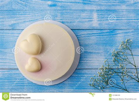 Trendy Mousse Cake Mousse Hearts Decor Stock Image Image Of Luxury