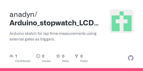 Github Anadynarduinostopwatchlcdprinter Arduino Sketch For Lap