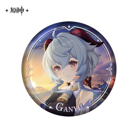 Ganyu Character Pv Series Can Badge 58cm Genshin Impact Kyou