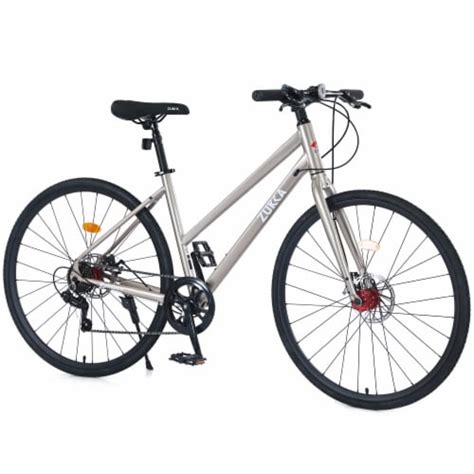 Simplie Fun 7 Speed Hybrid Bike Disc Brake 700c Road Bike For Men Women