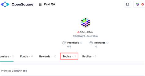 Page Crash When Opening Profile Topics Tab · Issue 620 · Opensquare Networkpaid Qa · Github