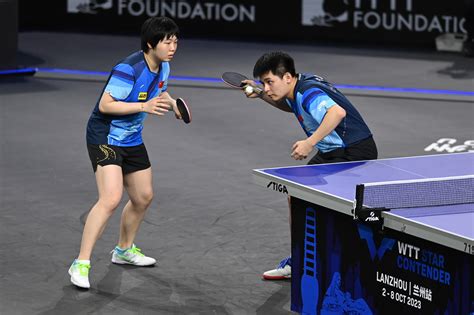 动漫组合林诗栋 蒯曼夺得乒乓球全锦赛混双冠军 决赛 比赛 比分