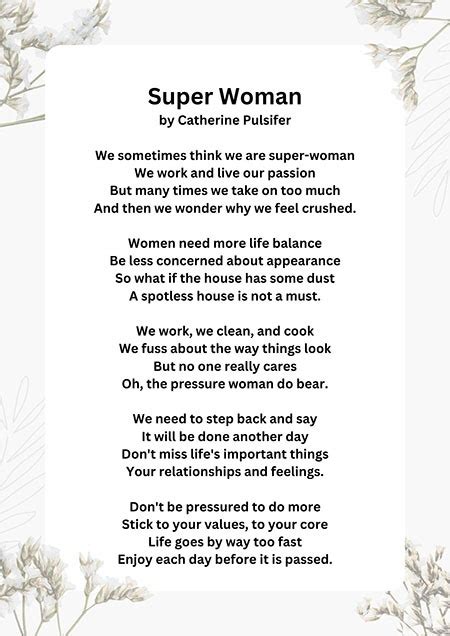 Poems About A Woman