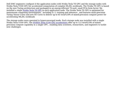 Application And Storage Node Configuration Running Mldl Workloads Using Red Hat Openshift