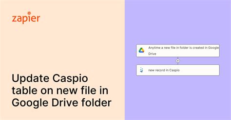 Anytime A New File In Folder Is Created In Google Drive New Record In