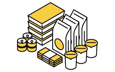 Premium Vector Simple Line Drawing Of Emergency Kit Emergency Rations