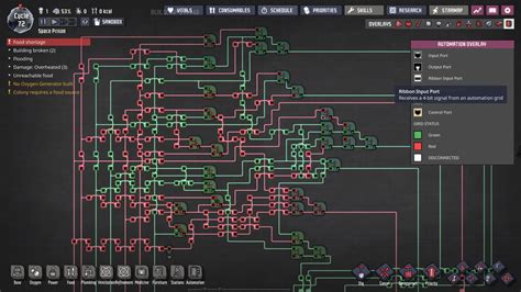 i made a functioning bcd to 7 segment decoder in oni to control a