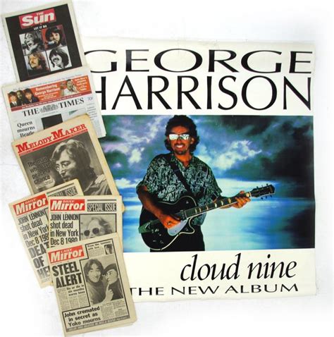 George Harrison Cloud Nine Album Promotional Poster 44 X 40