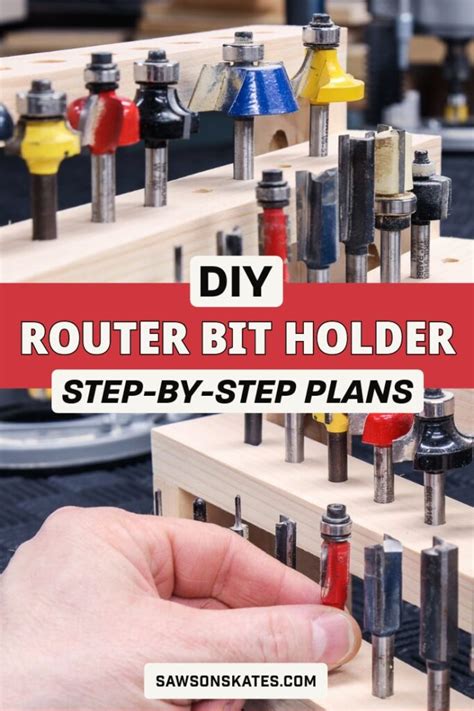 DIY Router Bit Storage Holder 3 Easy Steps Saws On Skates