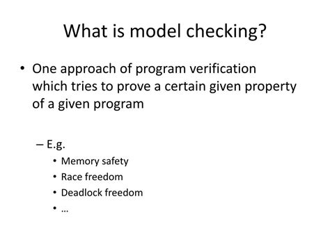 Ppt Model Checking With User Definable Abstraction For Pgas Languages