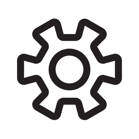 Le paramètre de configuration outils configurer roue Icônes Interface