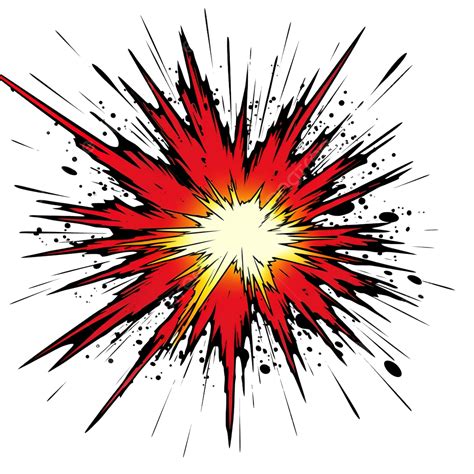 Explosion Drawing Comic