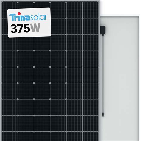 Trina 375w Solar Panel 72 Cell Tsm 375 De14a Monocrystalline Black A1 Solarstore