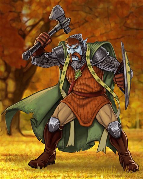 Rf Firbolg Cleric With A Ridiculously Bushy Handlebar Mustache