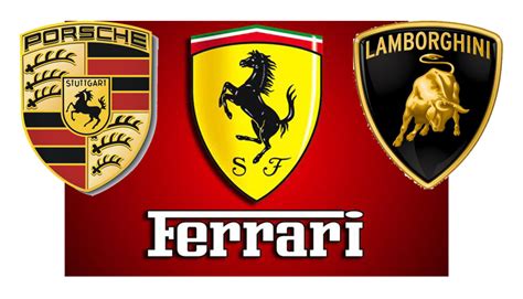 These Three Car Manufacturers Porsche Ferrari Lamborghini All Show