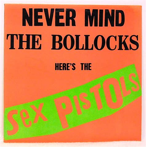 Sex Pistols Never Mind The Bollocks Warner Bros Punk Rock Vinyl Lp
